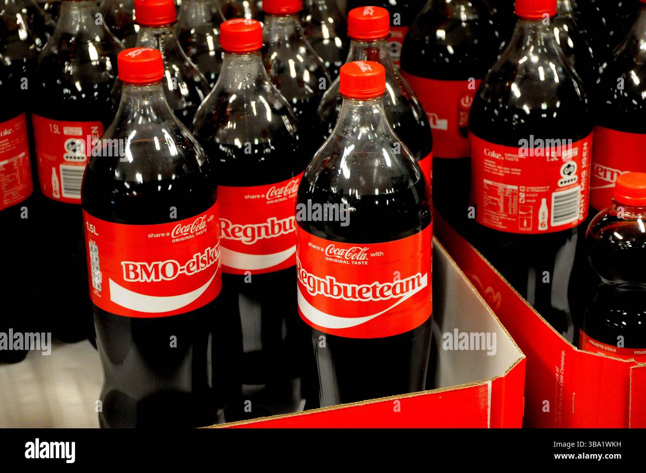 Copenhagen/ DenmarK/11 may 2025/ Coca cola bottle for sale danish ...