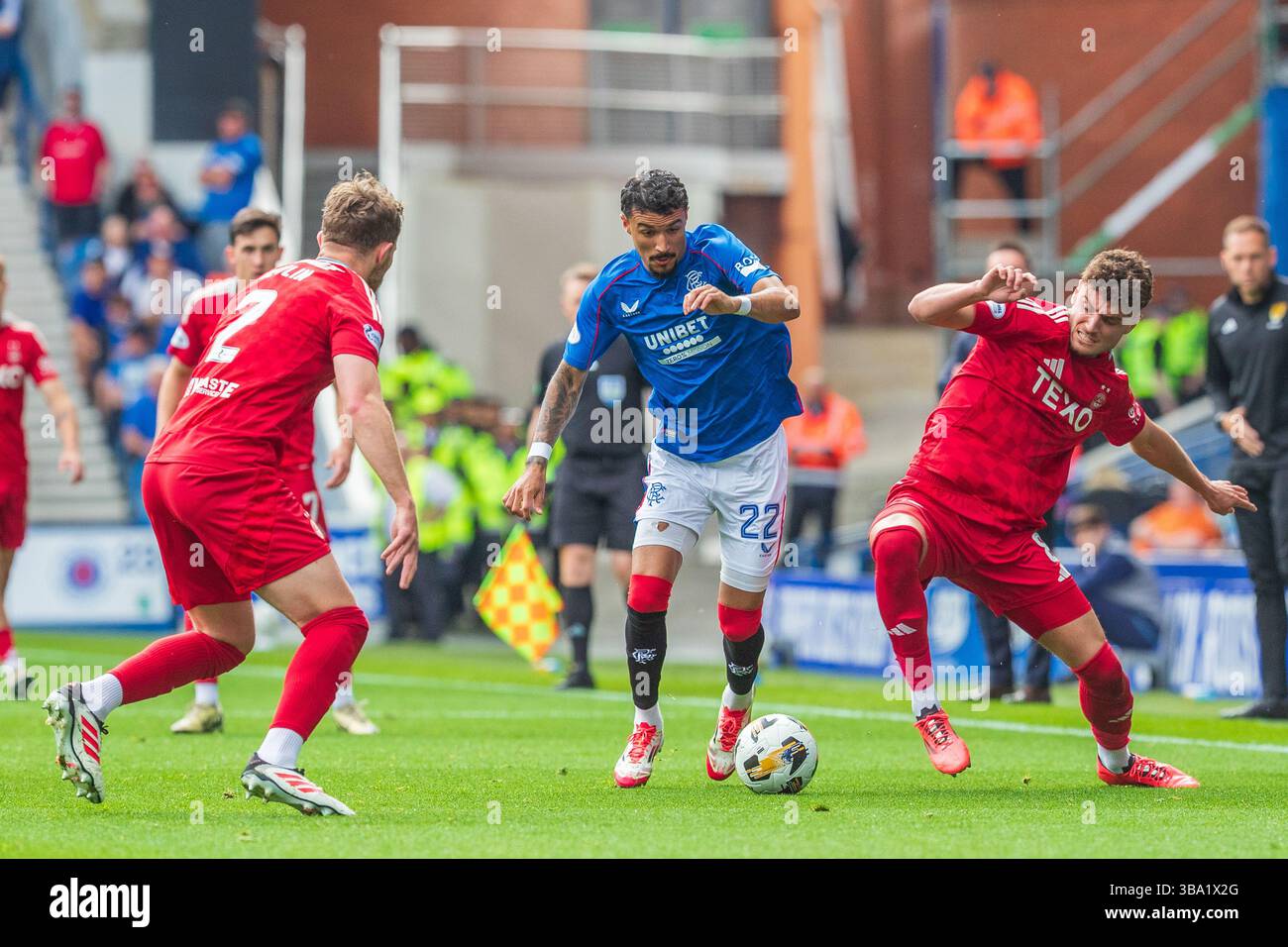 11 May 2025. Glasgow, UK. Rangers FC played Aberdeen FC at Ibrox ...