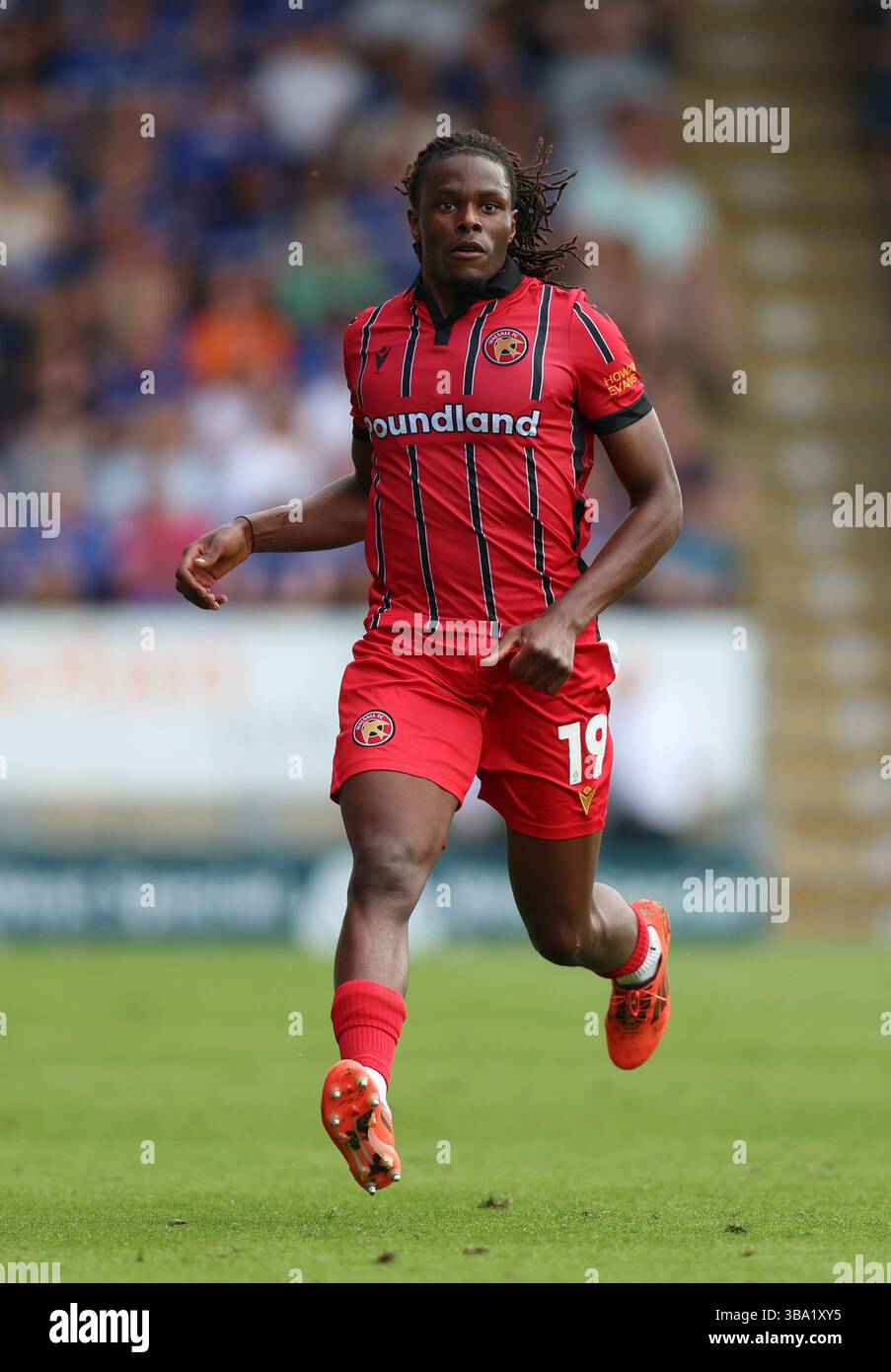 Walsall's Nathan Asiimwe during the Sky Bet League Two play-off semi ...