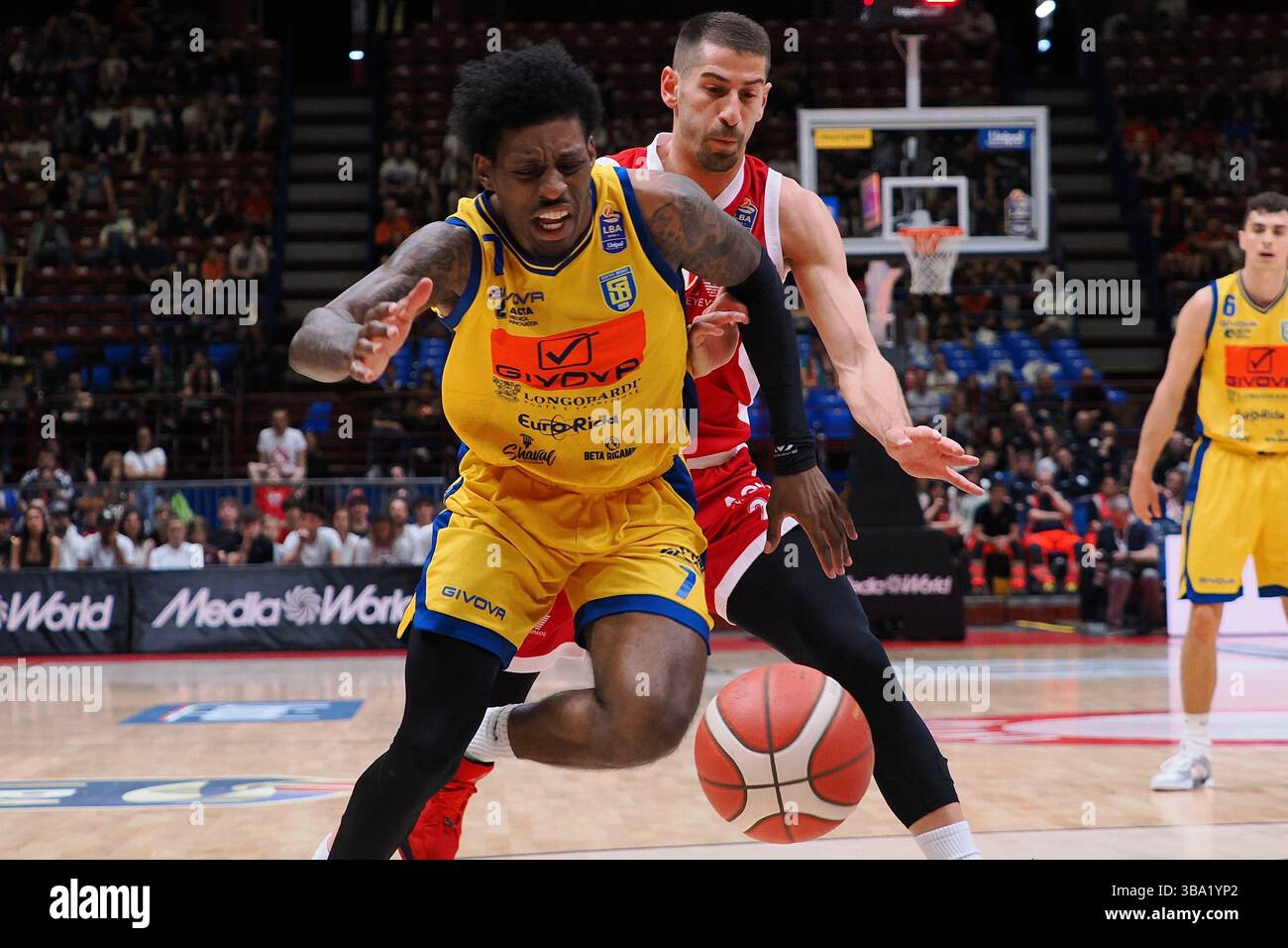 Sacar Anim (Givova Scafati) during EA7 Emporio Armani Milano vs Givova ...