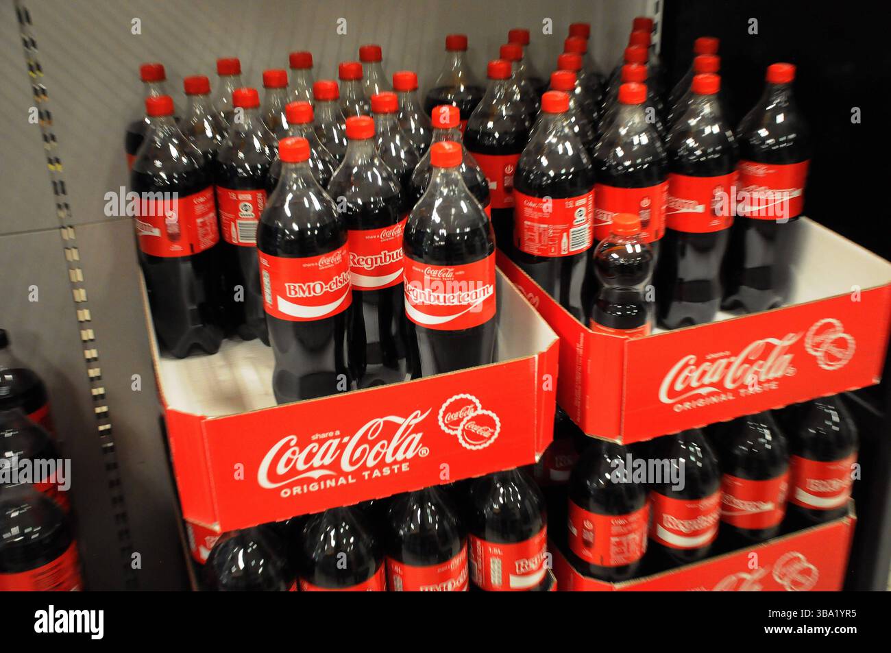 Copenhagen/ DenmarK/11 may 2025/ Coca cola bottle for sale danish ...