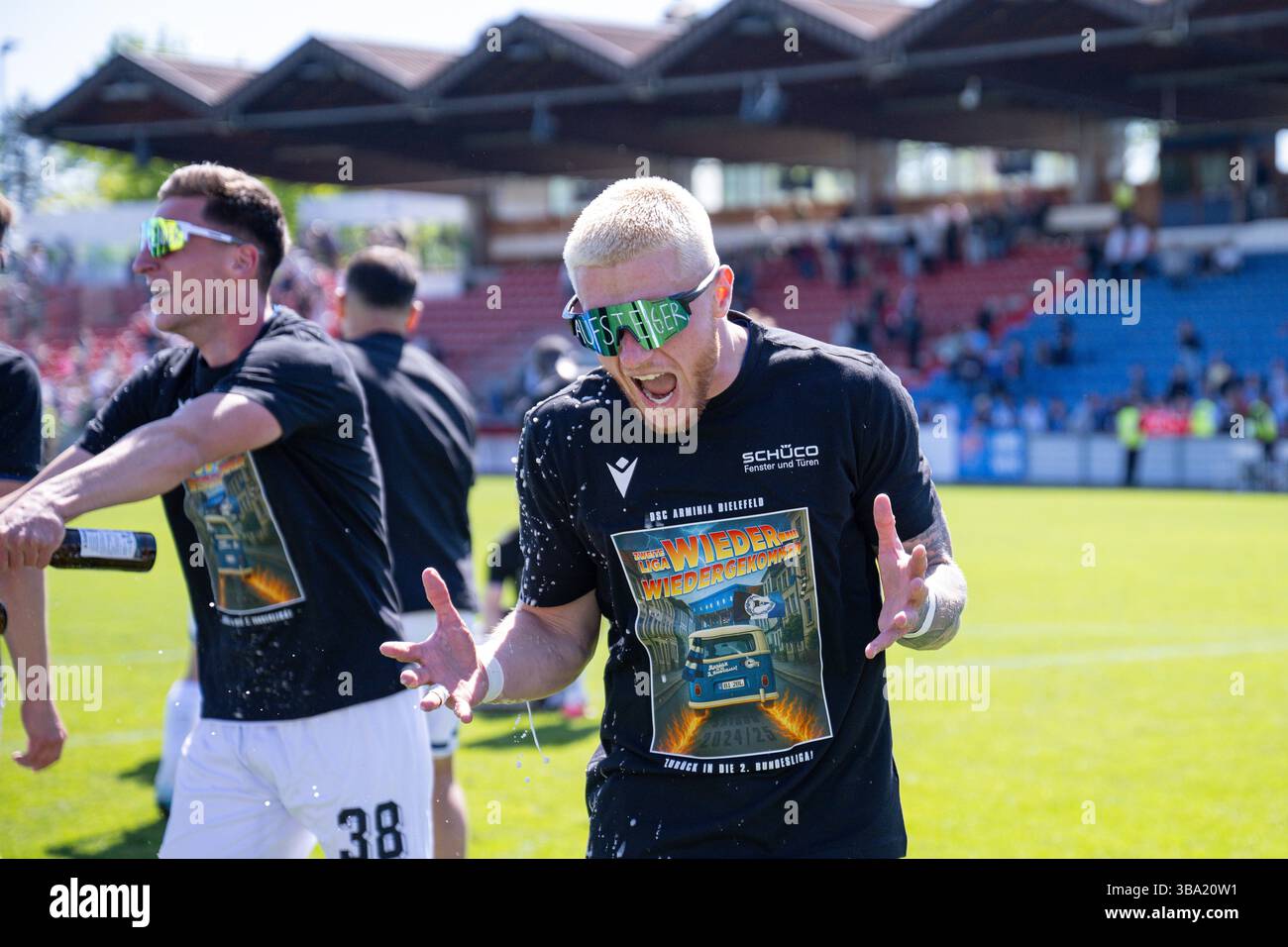 11.05.2025, Fussball, 3. Liga, 37. Spieltag Saison 2024/2025, SpVgg ...