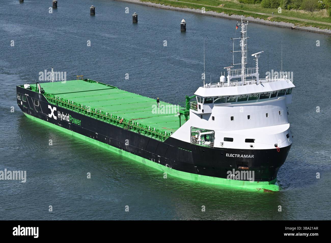 General Cargo Ship ELECTRAMAR at the Kiel Canal Stock Photo - Alamy