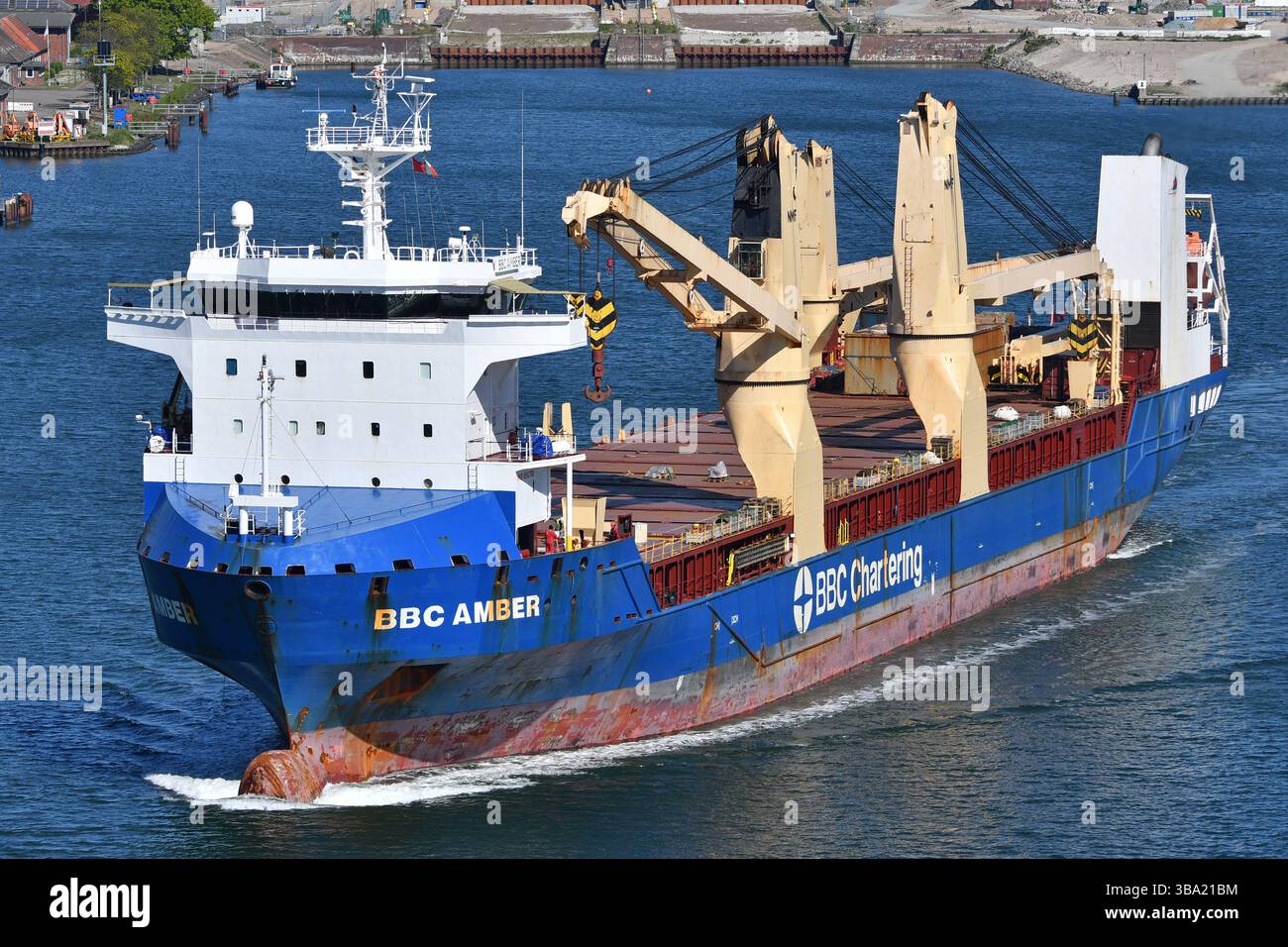 General Cargo Ship BBC AMBER at the Kiel Canal Stock Photo - Alamy