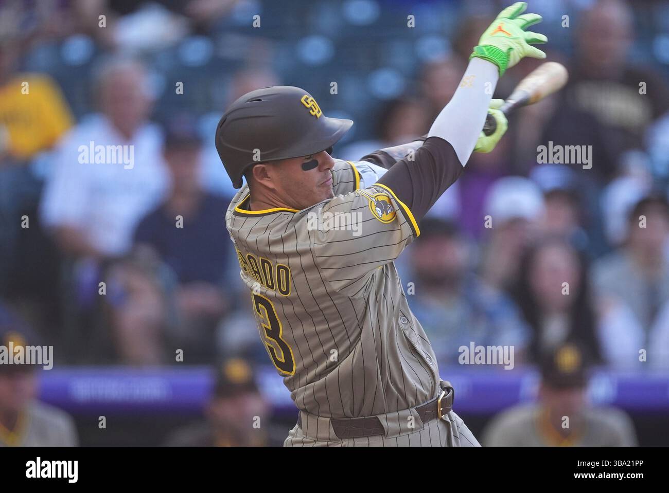 San Diego Padres third baseman Manny Machado (13) in the first inning ...