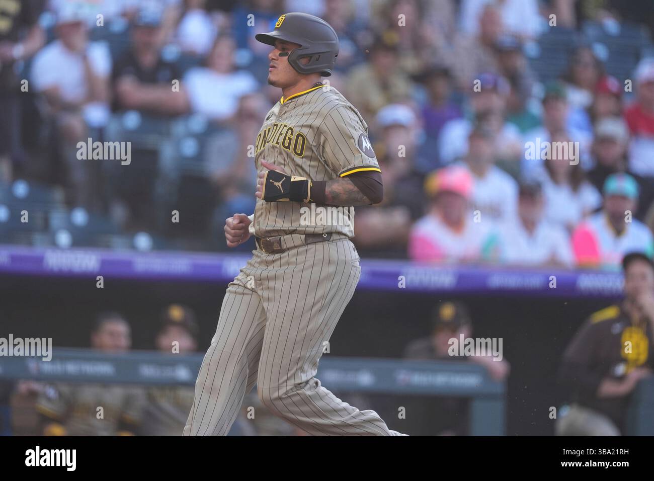 San Diego Padres third baseman Manny Machado (13) in the first inning ...