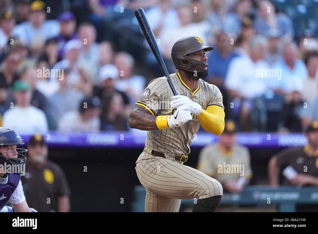 San Diego Padres left fielder Jason Heyward (22) in the third inning of ...