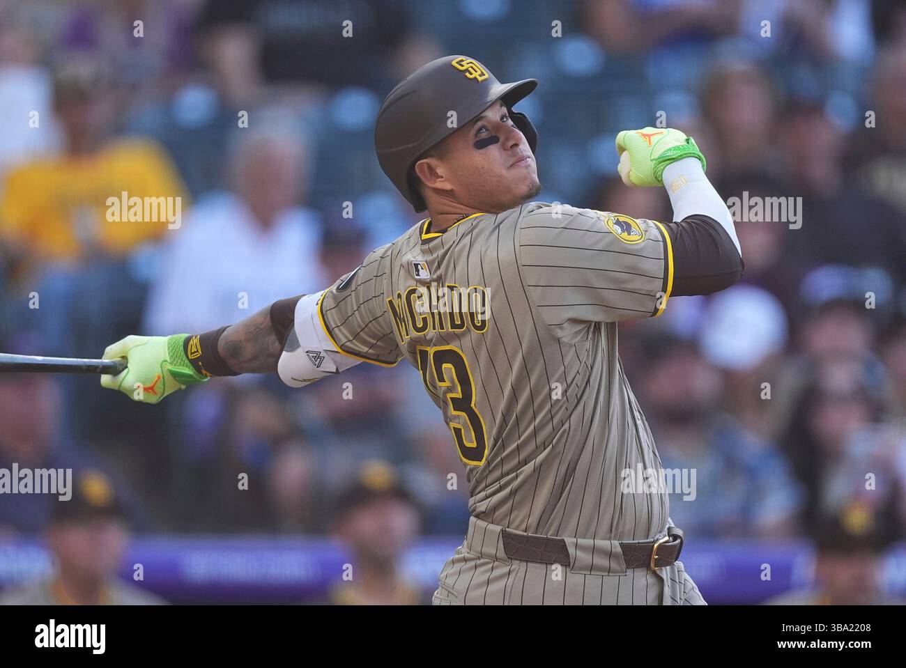 San Diego Padres third baseman Manny Machado (13) in the first inning ...