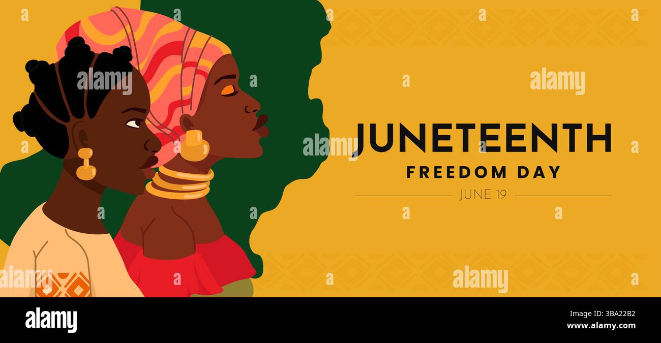 Juneteenth Freedom Day background design Stock Vector Image & Art - Alamy