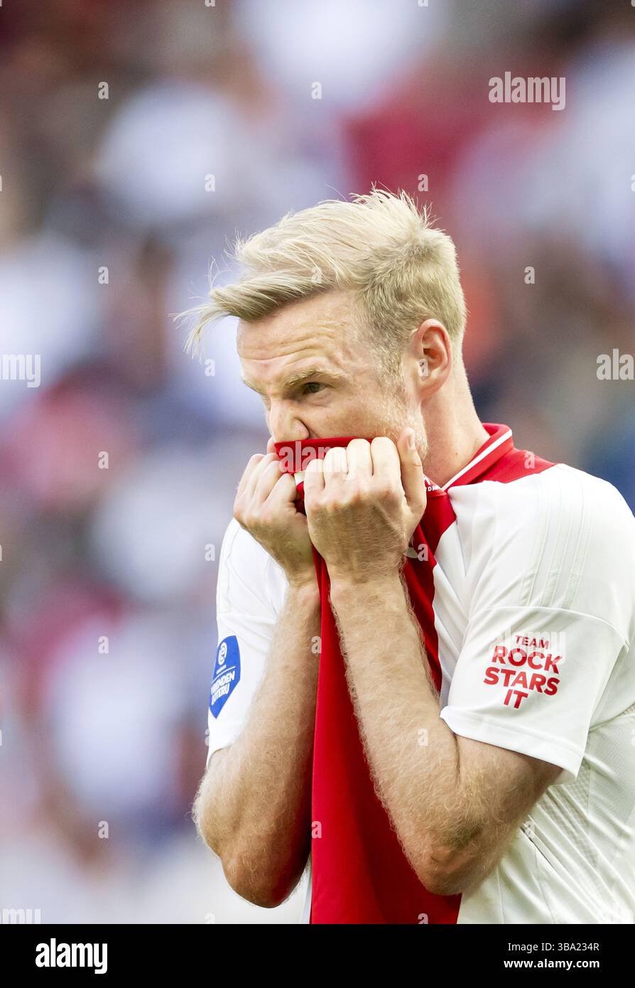 AMSTERDAM - Ajax's Davy Klaassen during the Dutch Eredivisie match ...