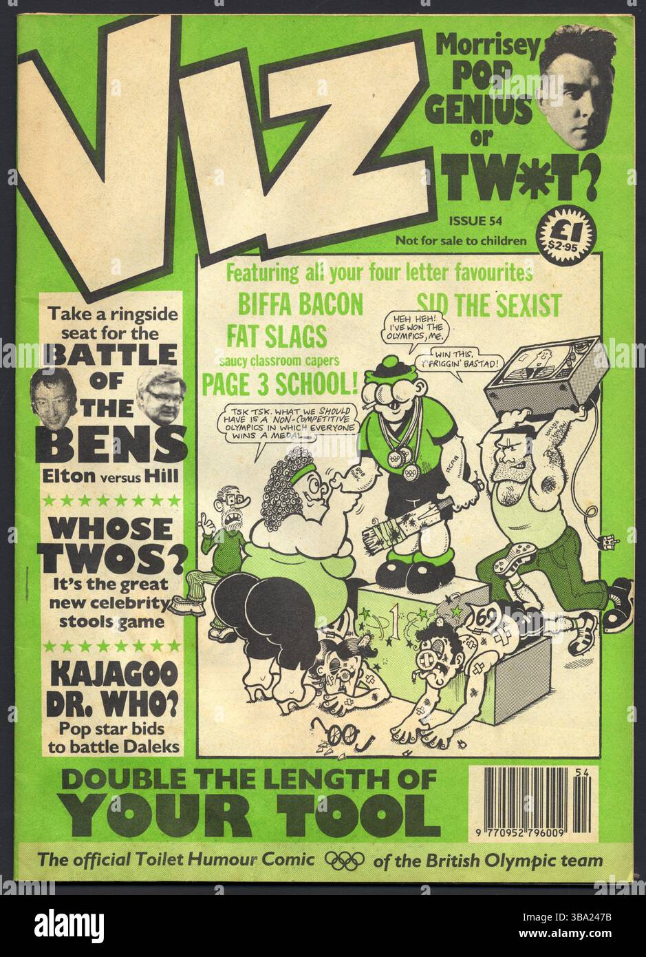 Viz comic issue 54 from 1992, an adult publication aimed at students ...
