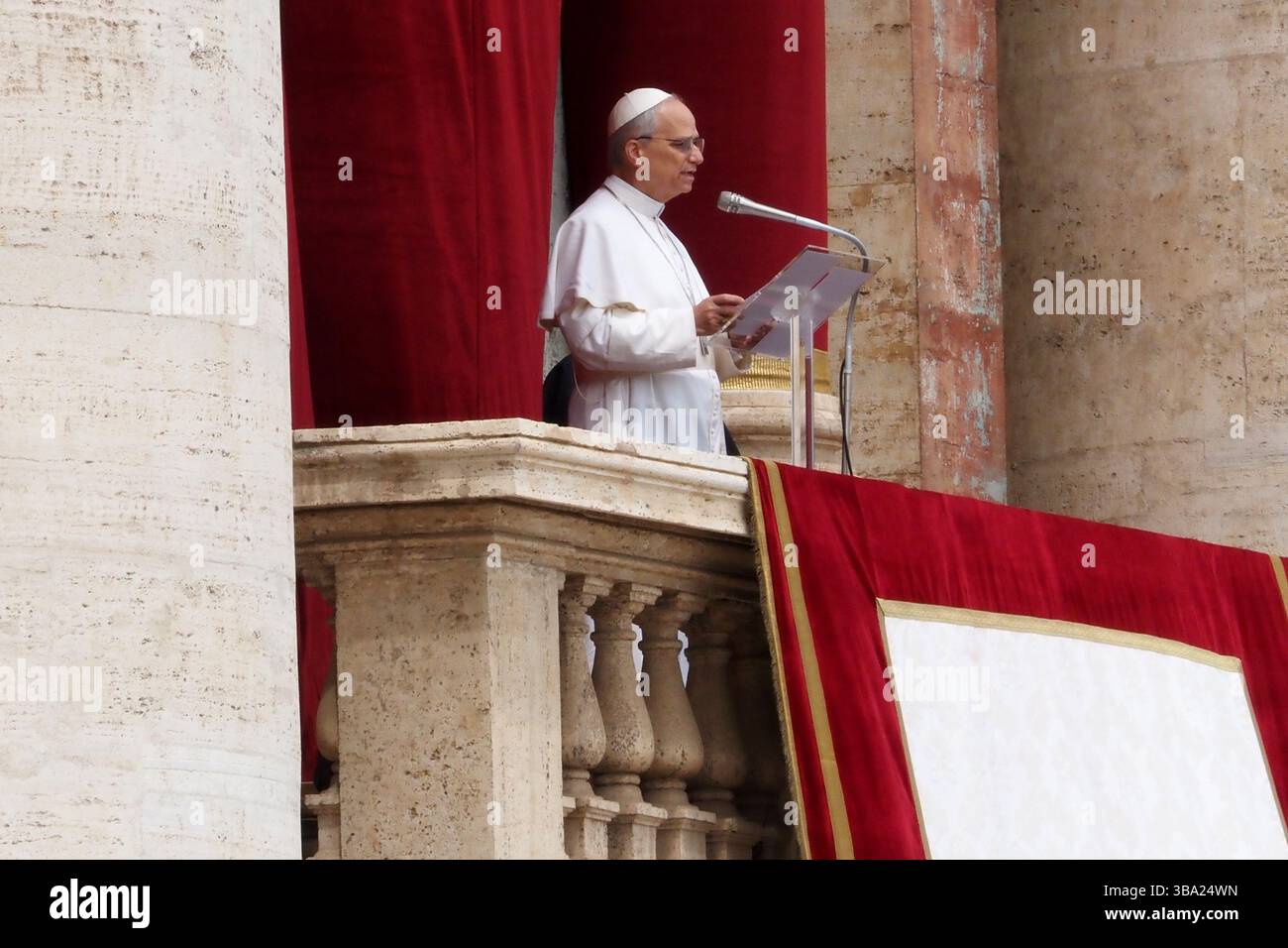 Caserta, Italy. 11th May, 2025. Robert Francis Prevost "Pope Leone XIV ...