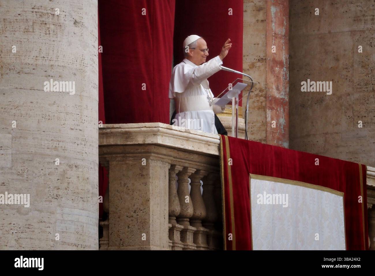 Caserta, Italy. 11th May, 2025. Robert Francis Prevost "Pope Leone XIV ...
