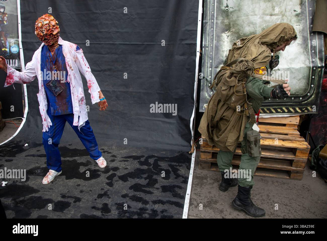 Moscow, Russia. 11th of May, 2025. Participants take part in the Big ...
