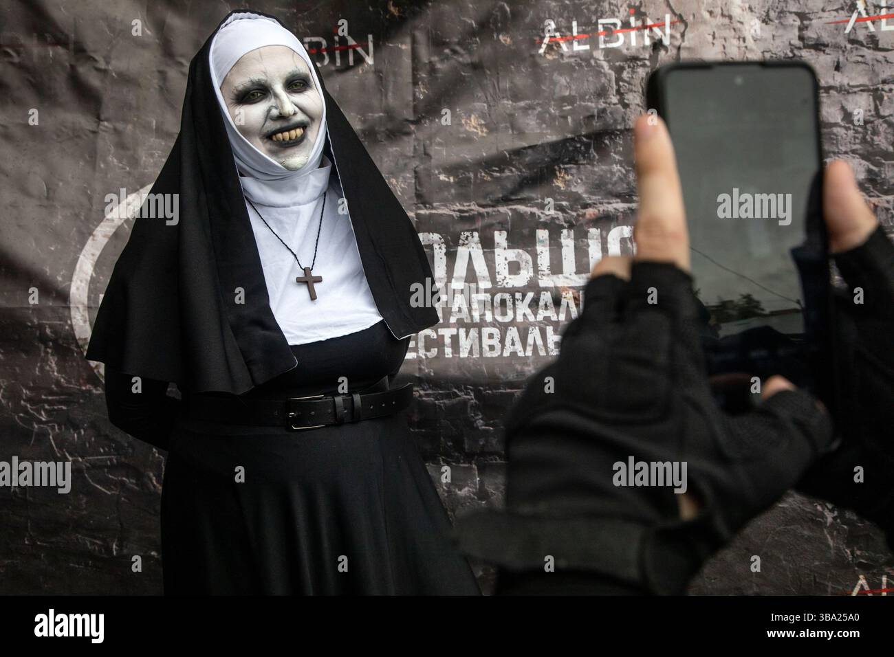 Moscow, Russia. 11th of May, 2025. Participants take part in the Big ...