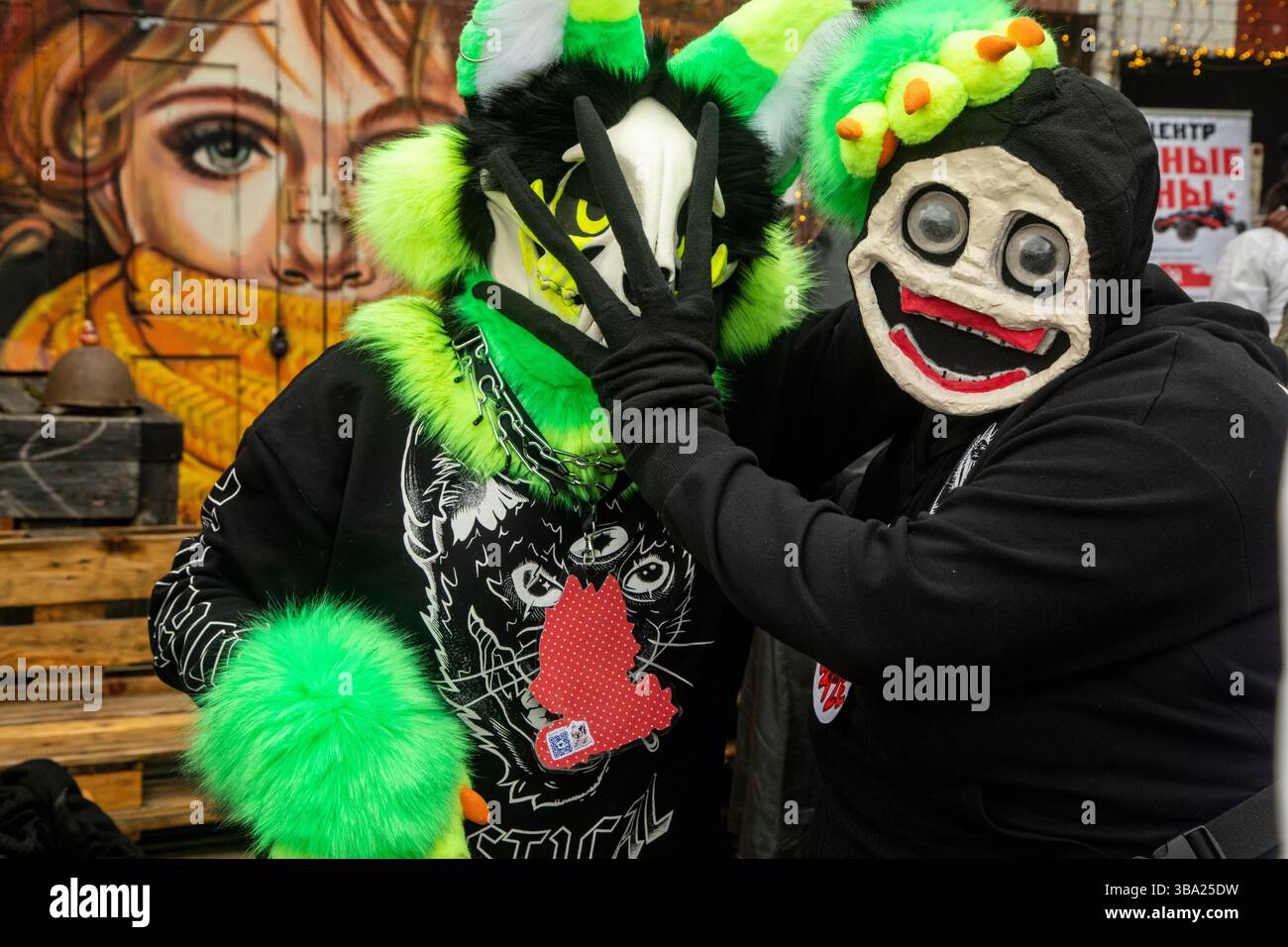 Moscow, Russia. 11th of May, 2025. Participants take part in the Big ...