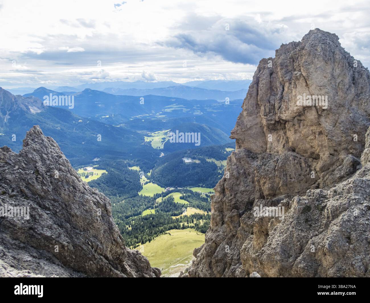 Climbing on the Rotwand and Masare via ferrata in the rose garden in ...
