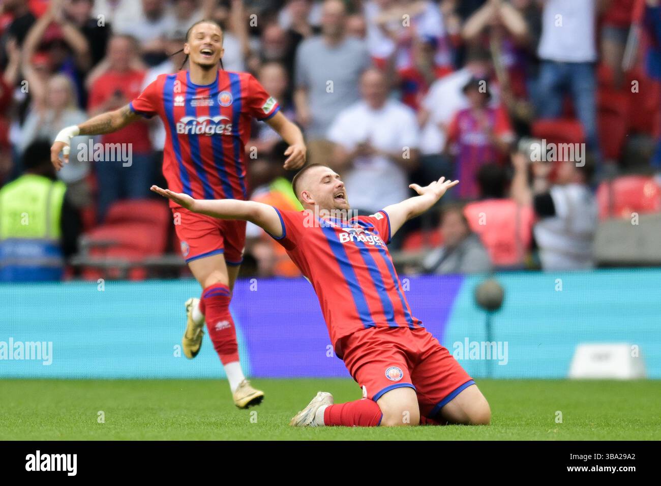 Wembley Stadium, London on Sunday 11th May 2025. Aldershot Town's Josh ...