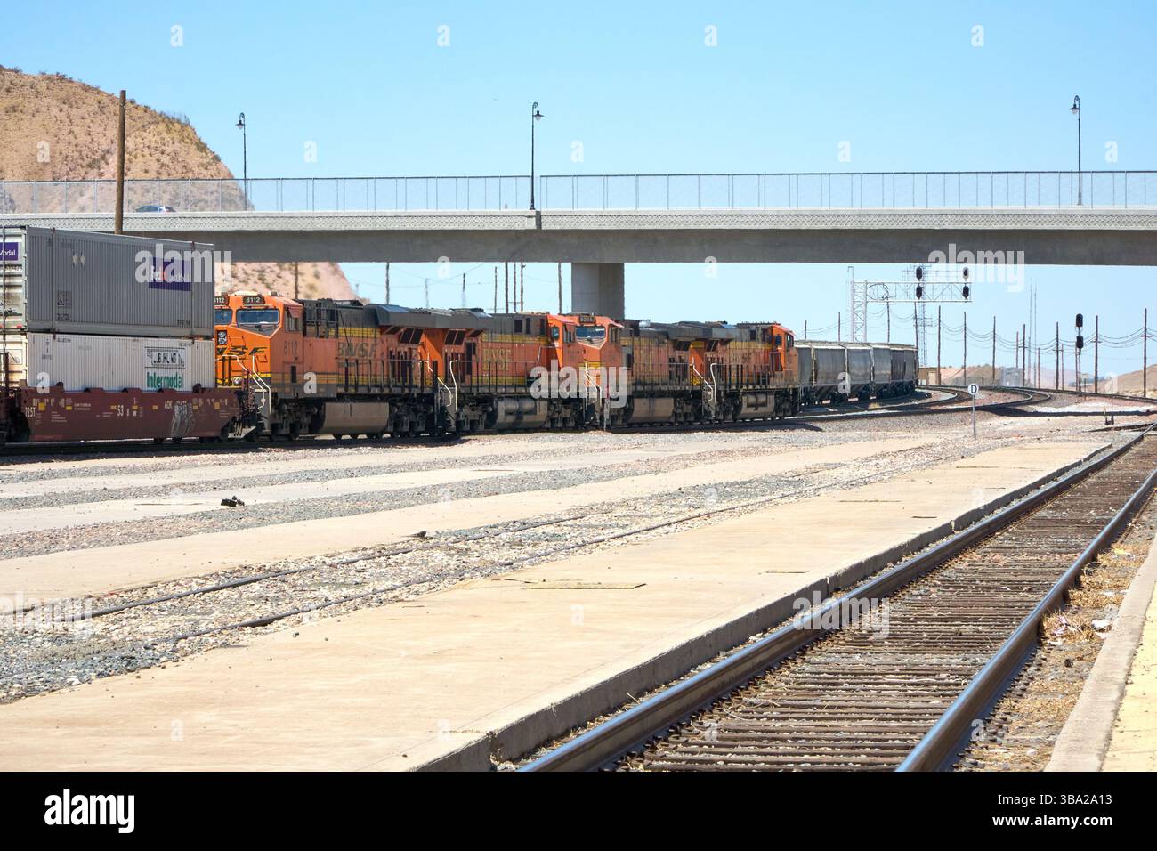 May 7, 2025, Barstow, California, USA: Photographed in the Barstow rail ...