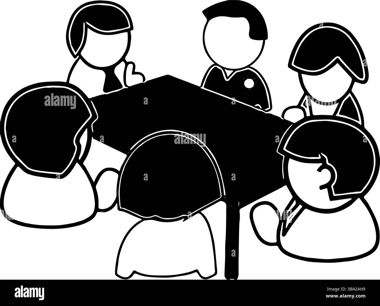 Planning meeting progress Stock Vector Images - Alamy