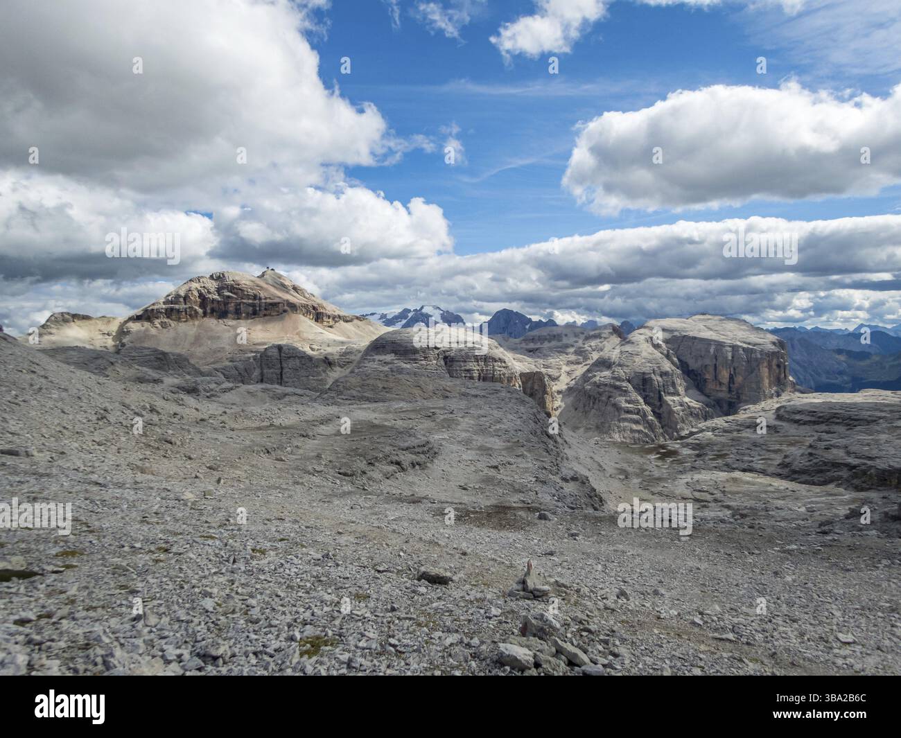 Climbing on the Pisciadu via ferrata of the Sella group in the ...