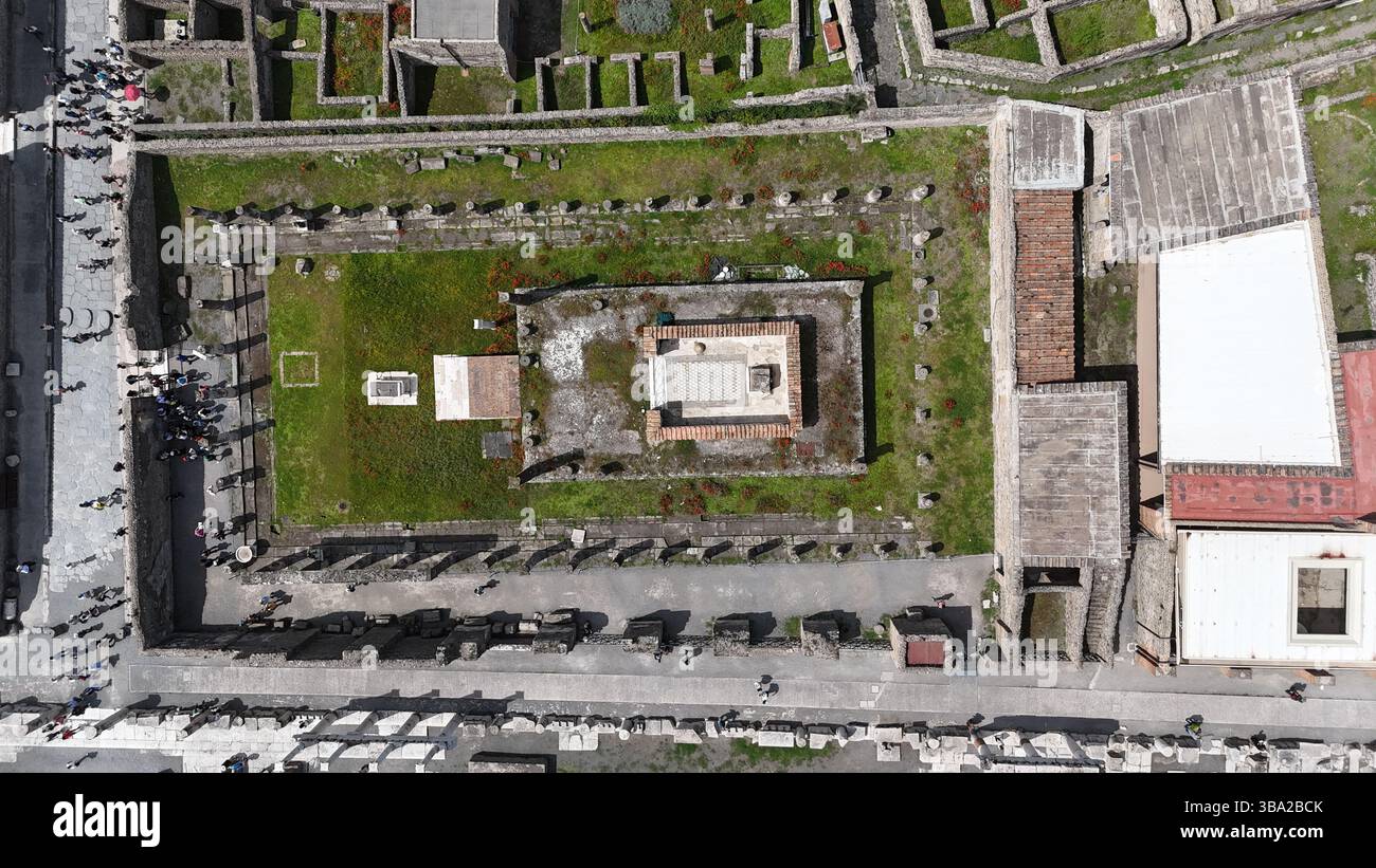 aerial view of The Temple of Apollo, also known as the Sanctuary of ...