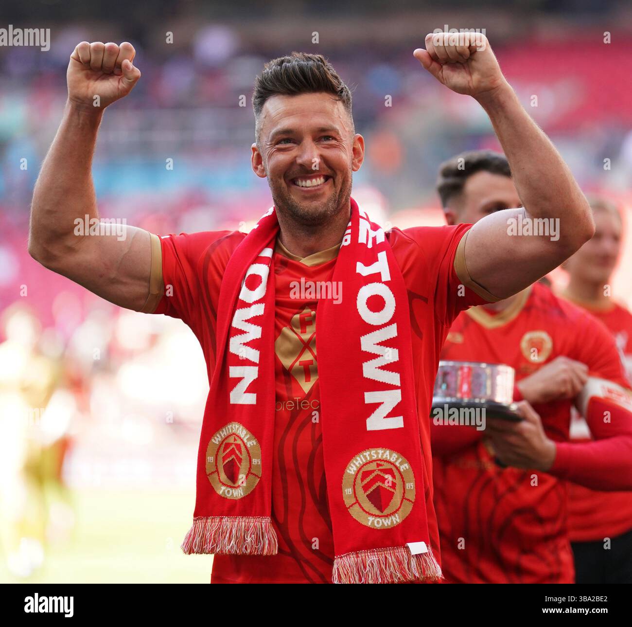 Whitstable Town's Player-Manager Jamie Coyle after the game of the ...