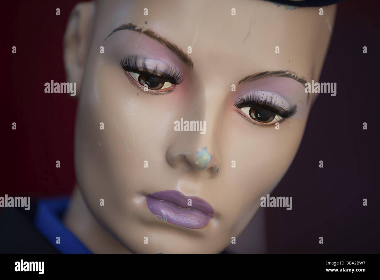Manikin woman face close up Stock Photo - Alamy