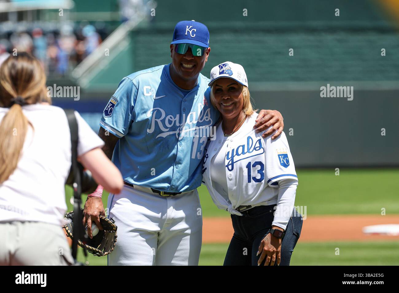 Kansas City, MO, USA. 11th May, 2025. Kansas City Royals first baseman ...