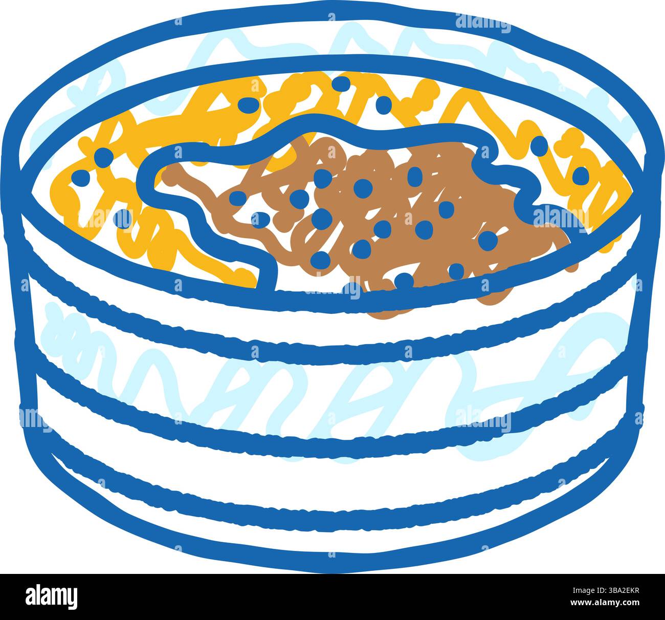 French dessert crème brûlée Stock Vector Images - Alamy