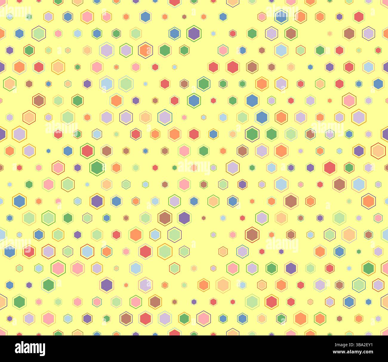 Tileable geometric pattern. Multicolored geometric elements of varied ...