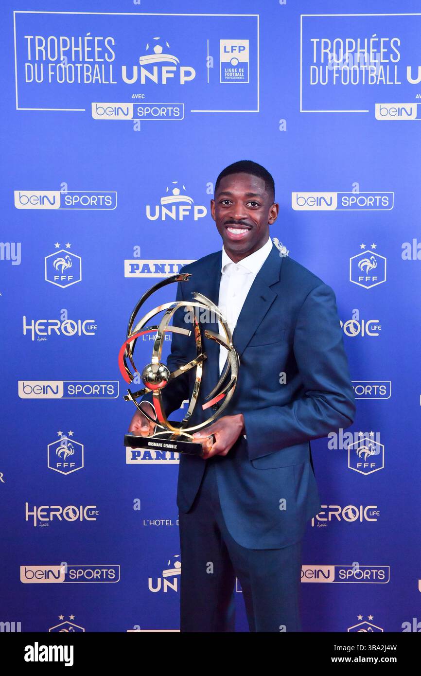 Paris, France. 11th May, 2025. 10 Ousmane DEMBELE (psg) during the UNFP ...