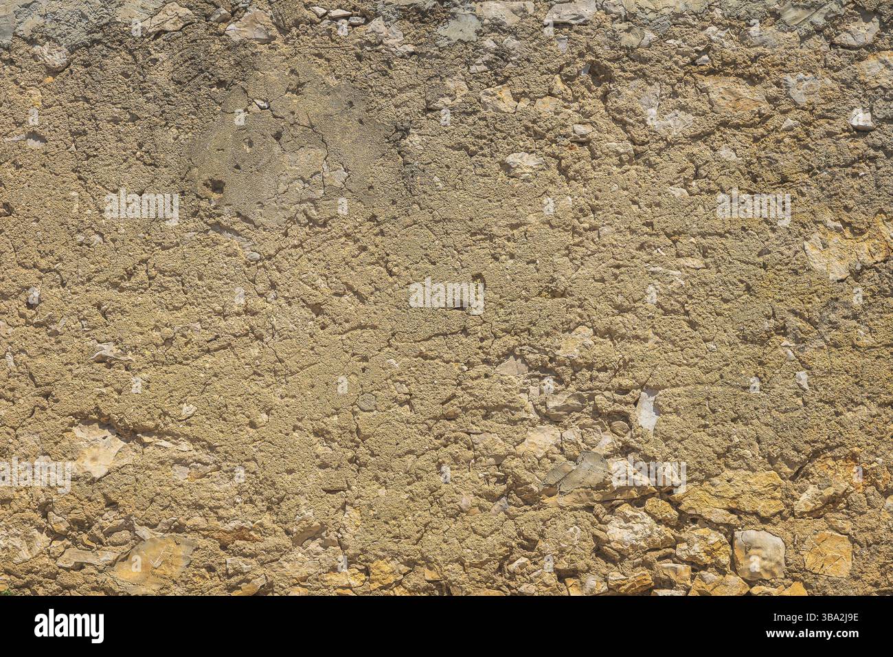 Old, rustic corroded and damaged stone and plaster wall. High quality ...