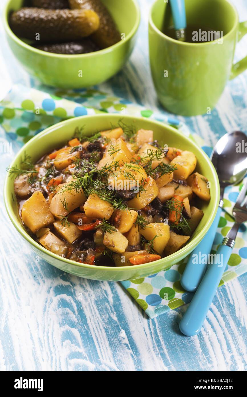 Vegetable ragout mushrooms in hi-res stock photography and images - Alamy