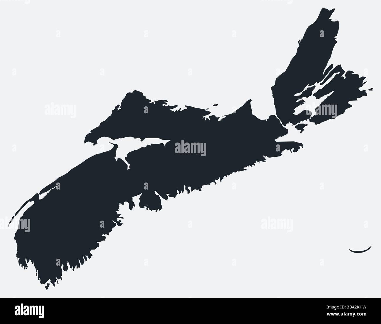 Blank halifax map hi-res stock photography and images - Alamy