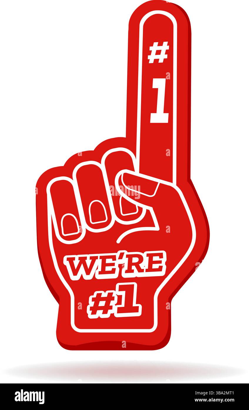 Victory foam hand hi-res stock photography and images - Alamy