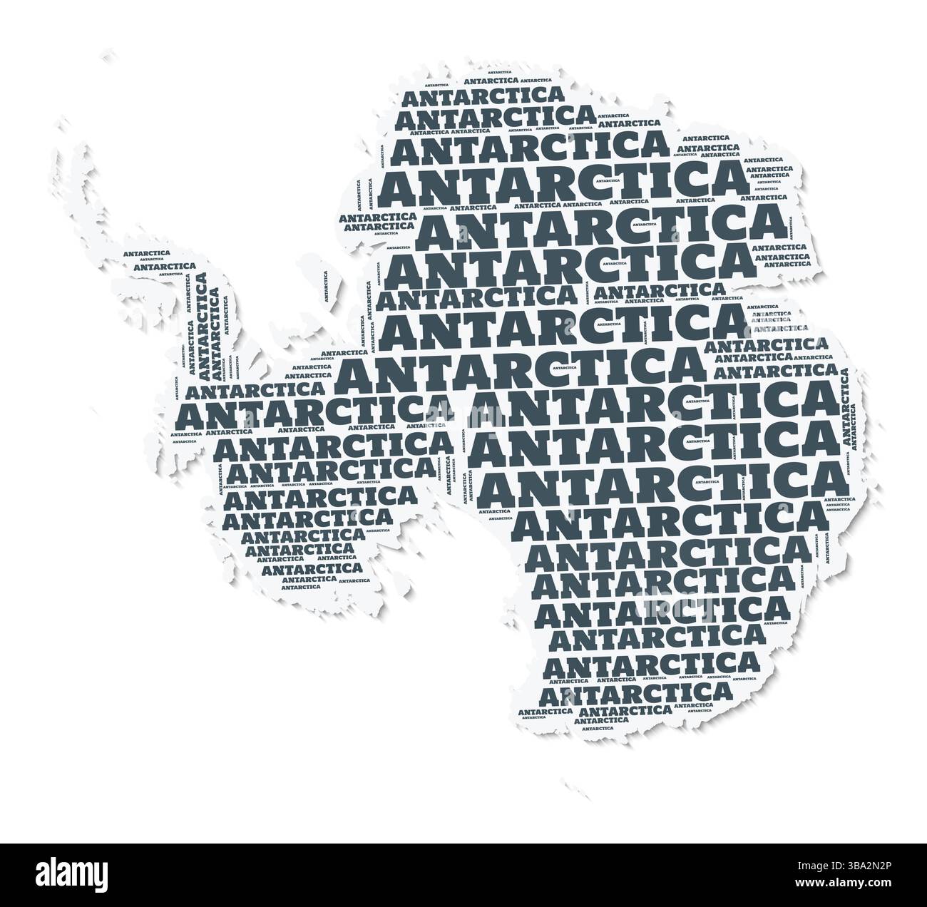Antarctica wordcloud hi-res stock photography and images - Alamy