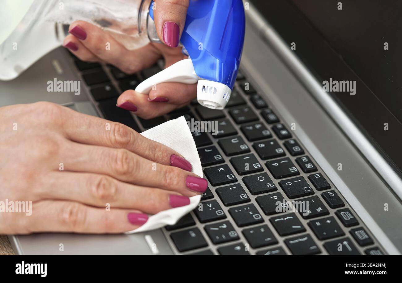 Closeup shot cleaning sprayer hi-res stock photography and images - Alamy