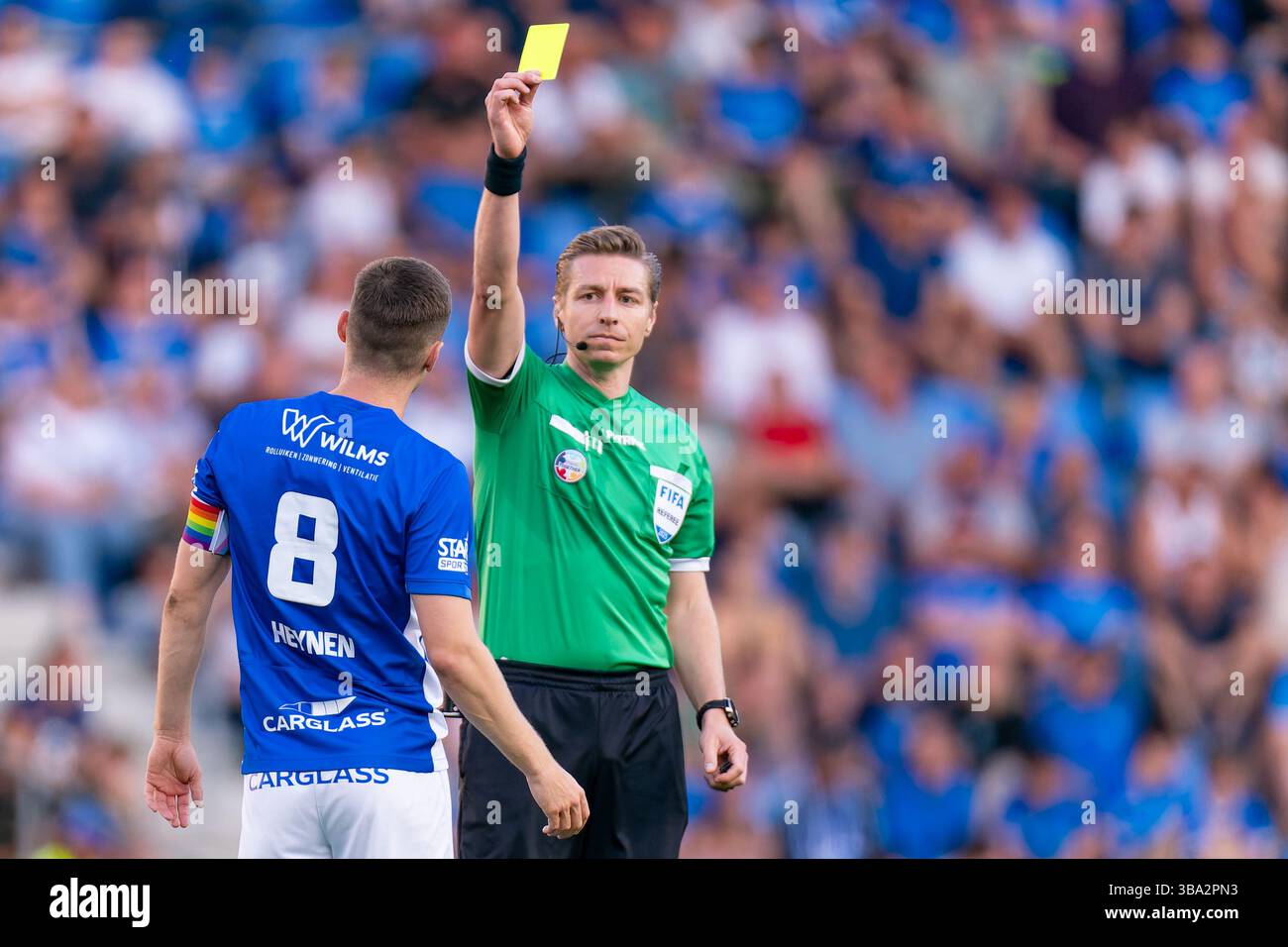 Genk, Belgium. 11th May, 2025. GENK, BELGIUM - MAY 11: Bryan Heynen of ...