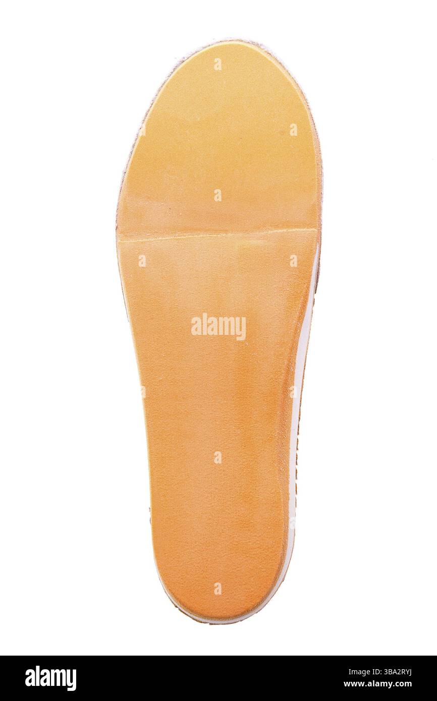 Orthotics on a white background. Insert in shoes to support the foot ...