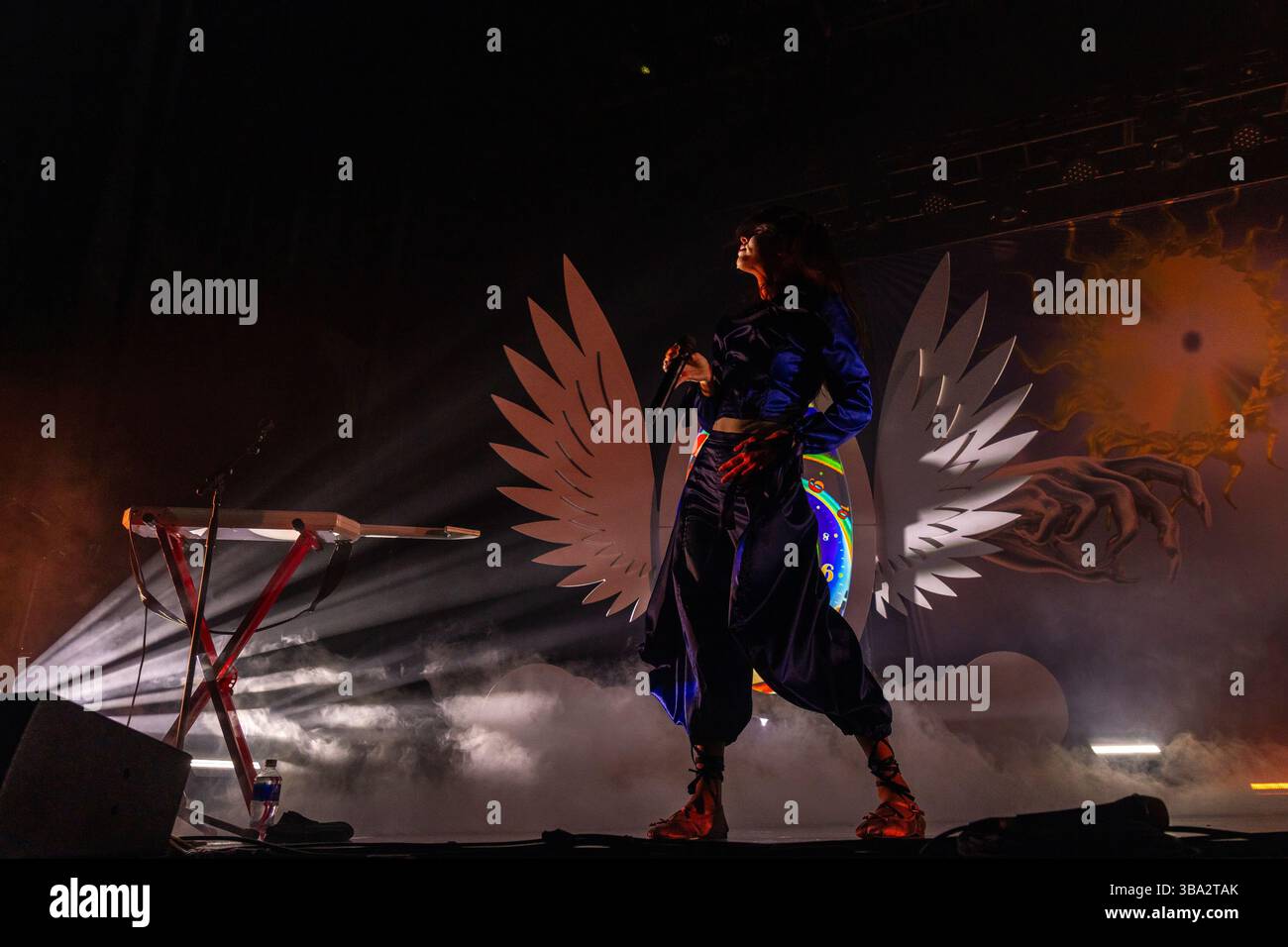 Madison, USA. 10th May, 2025. Mica Tenenbaum of Magdalena Bay at The ...