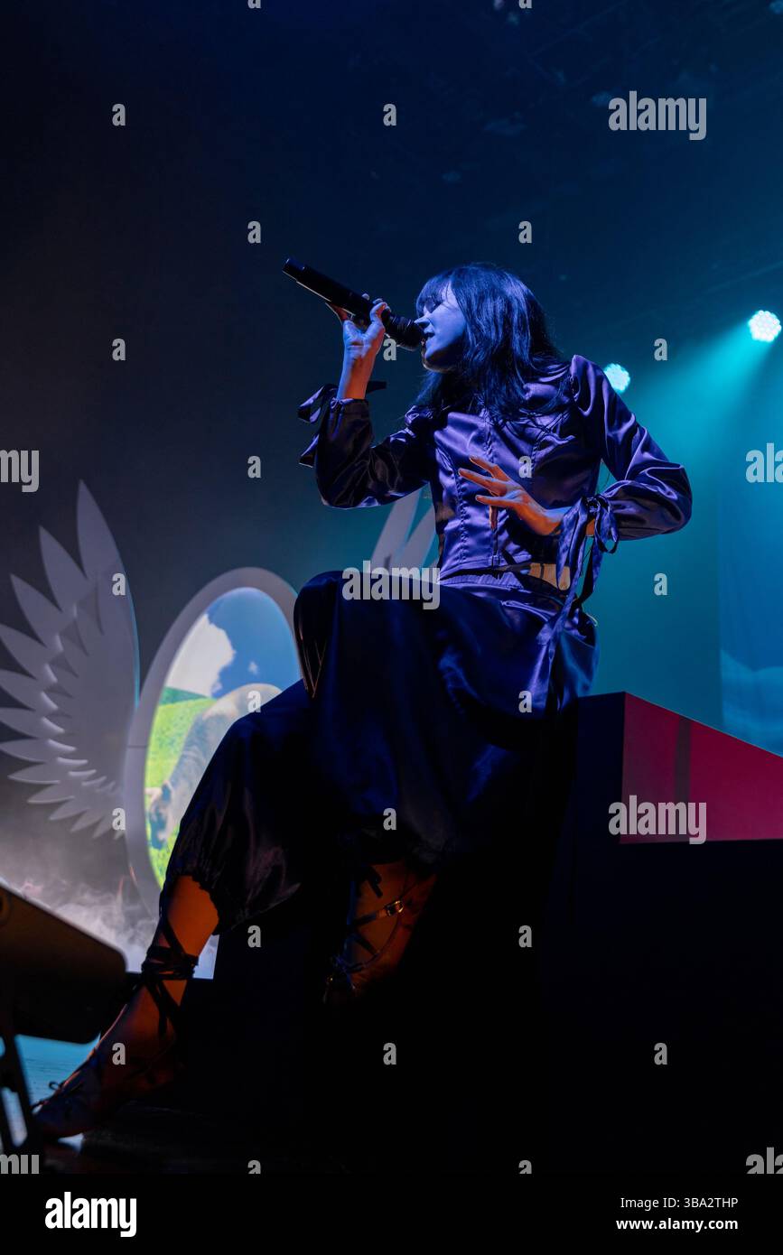 Madison, USA. 10th May, 2025. Mica Tenenbaum of Magdalena Bay at The ...