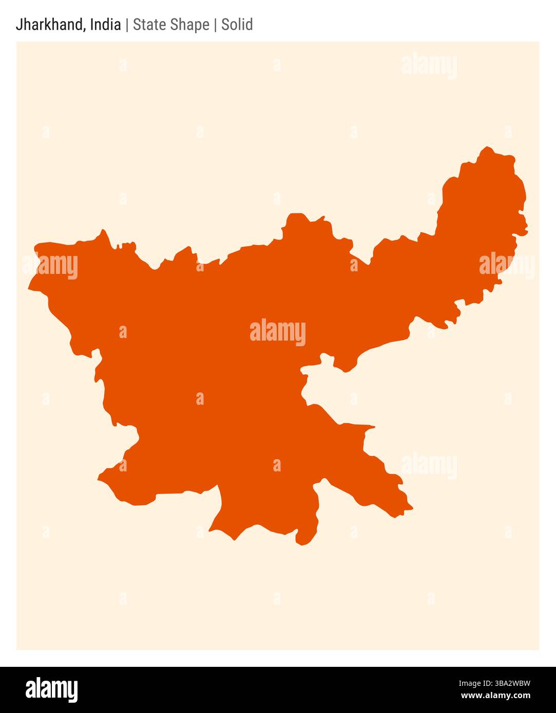 Jharkhand map hi-res stock photography and images - Alamy