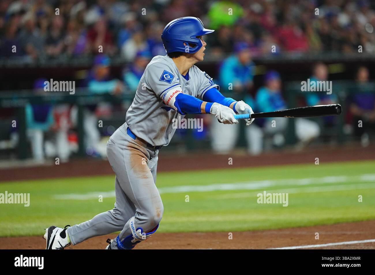 Arizona, Phoenix, USA. 10th May, 2025. Hyeseong Kim, (Dodgers), May 10 ...