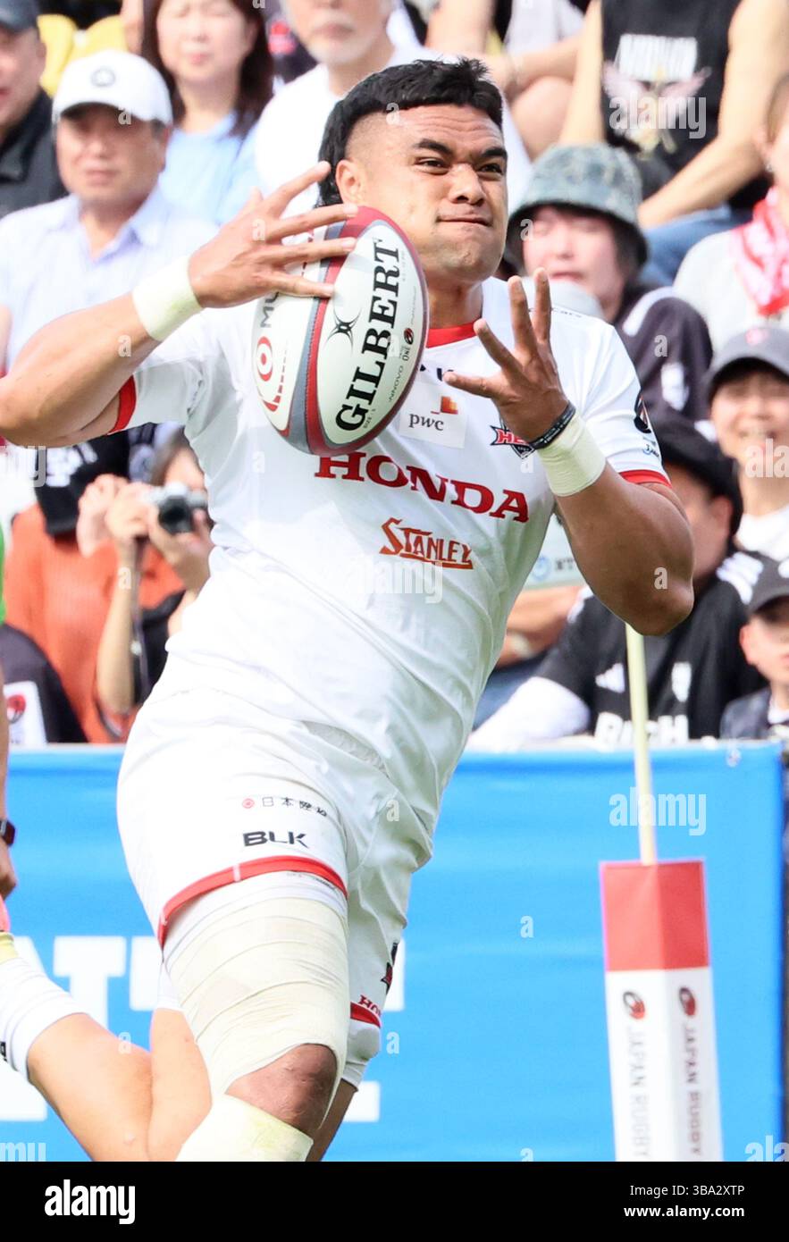 Tokyo, Japan. 11th May, 2025. Mie Honda Heat wing Larry Sulunga ...