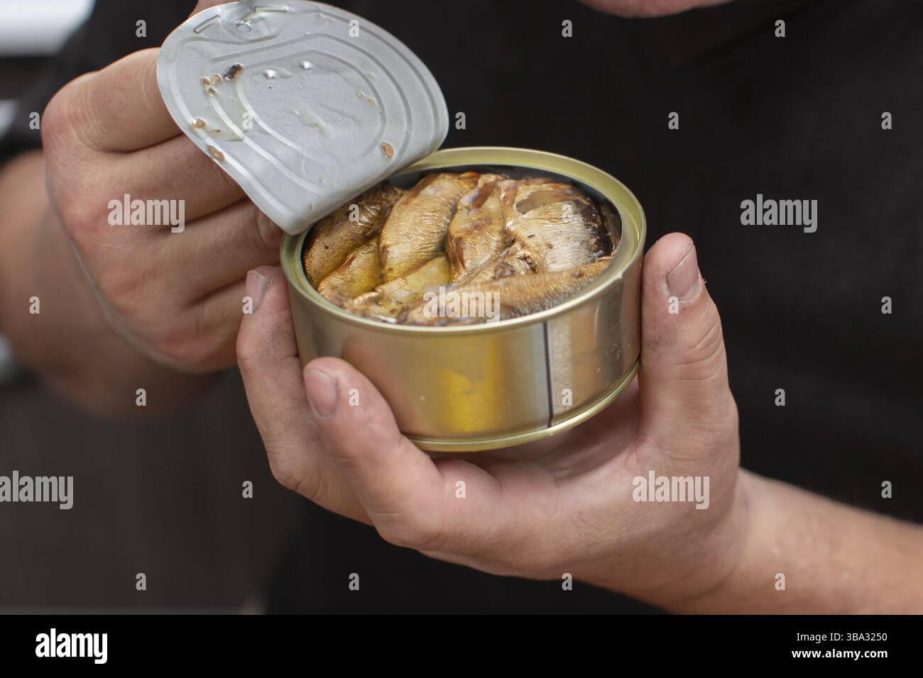 Metal cans preserved meat hi-res stock photography and images - Alamy