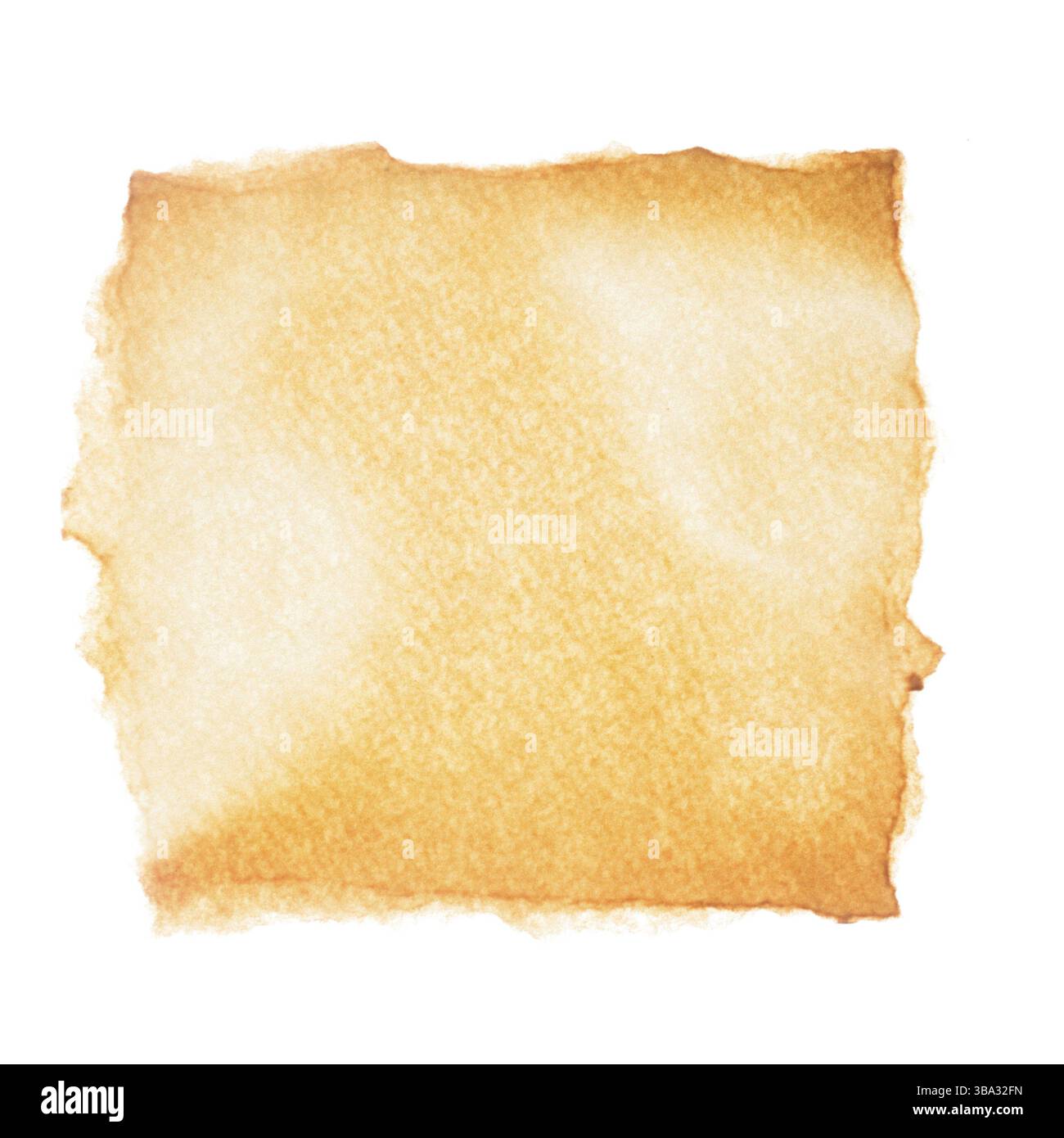 Empty aged paper isolated on white background Stock Photo - Alamy