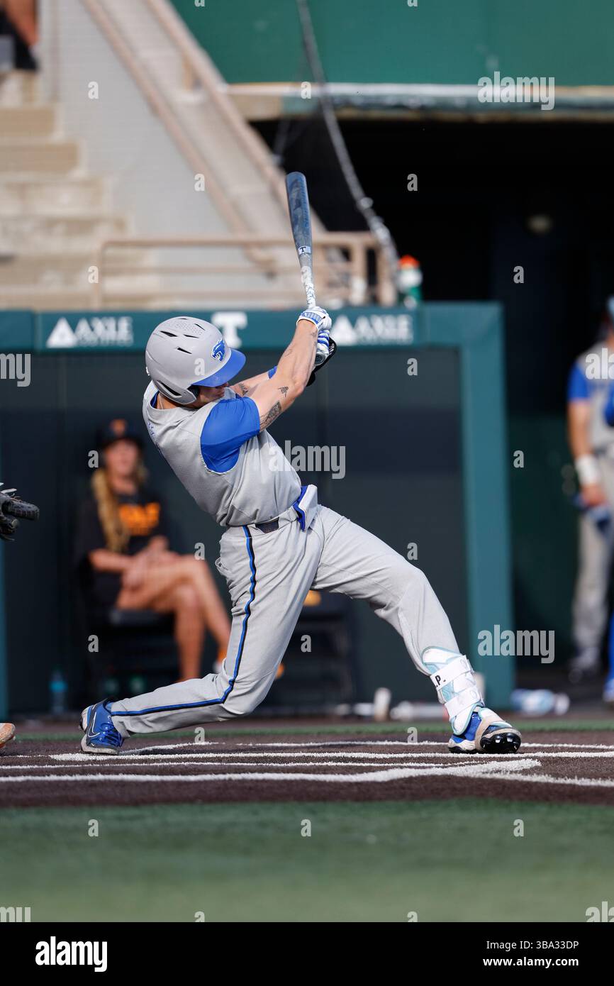 Kentucky Wildcats third baseman Patrick Herrera (1) at bat against the Tennessee Volunteers on ...