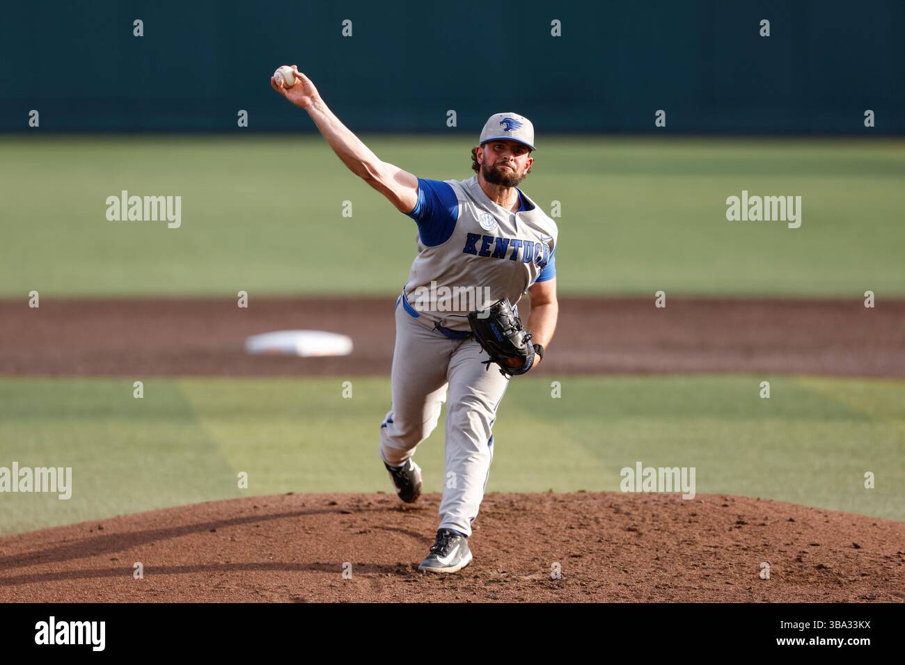Kentucky Wildcats starting pitcher Nic McCay (5) in action against the ...