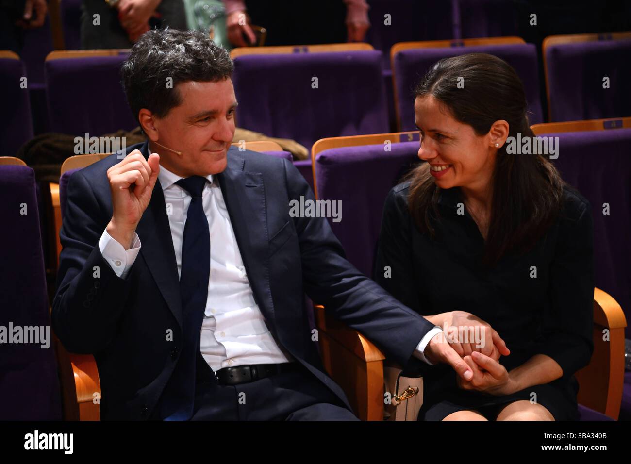 ROMANIA-POLITICS-VOTE-DEBATE Leader of the far-right Alliance for the ...